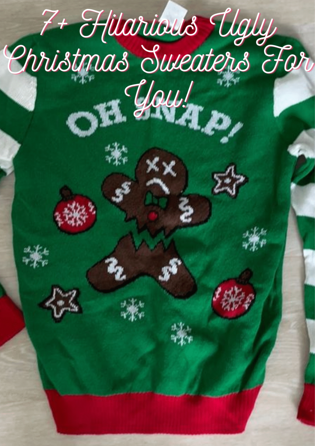 7+ Hilarious Ugly Christmas Sweaters For You! - Holidaydons.com